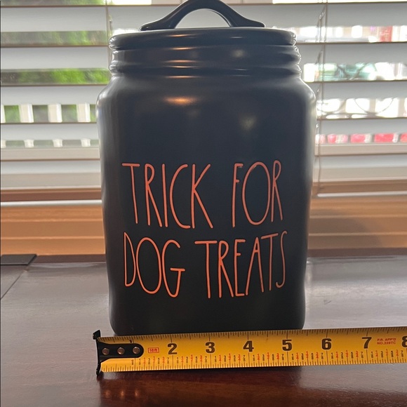 Rae Dunn | Dog | Rae Dunn Black And Orange Dog Treat Jar | Poshmark